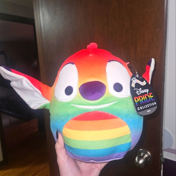 Squishmallows | Toys | Nwt Disney Stitch Rainbow Pride Collection 8 ...